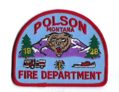 Polson (Lake County) MT Montana Fire Dept. patch - NEW! | eBay