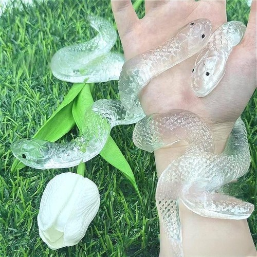 Clear Scale Snake Decompression Squeeze Toy TPR Snake Toys, | eBay ...