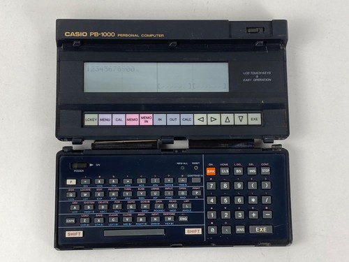 Vintage Casio PB-1000 Pocket Personal Computer Calculator | eBay
