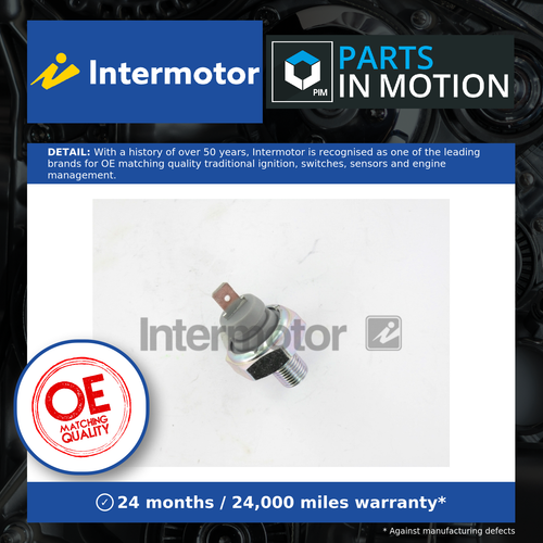 Oil Pressure Switch fits AUDI 80 RS2 B4 2.2 94 to 95 ADU Intermotor ...
