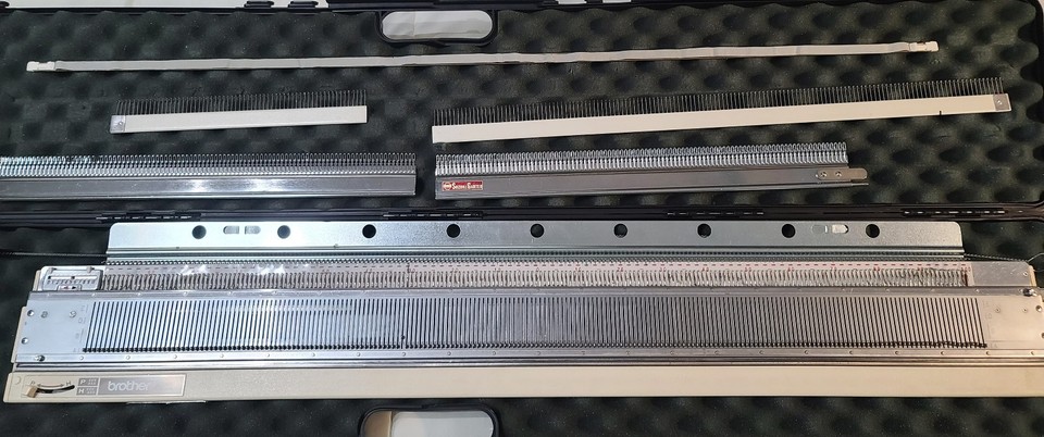 Brother KH-970 knitting machine & KR-850 ribber | eBay