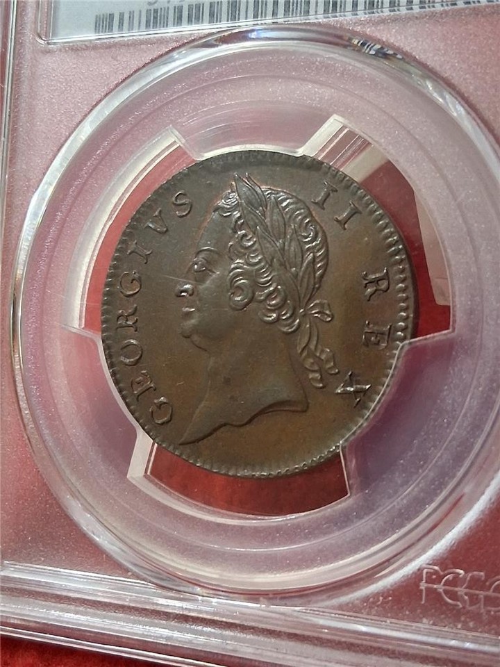 IRELAND 1760 GEM/UNC 1/2D PENNY PCGS MS 64BN #MF-2492 | eBay