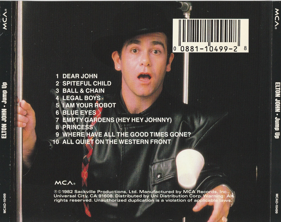 ELTON JOHN jump up JAMES NEWTON-HOWARD PETE TOWNSHEND JEFFREY PORCARO ...