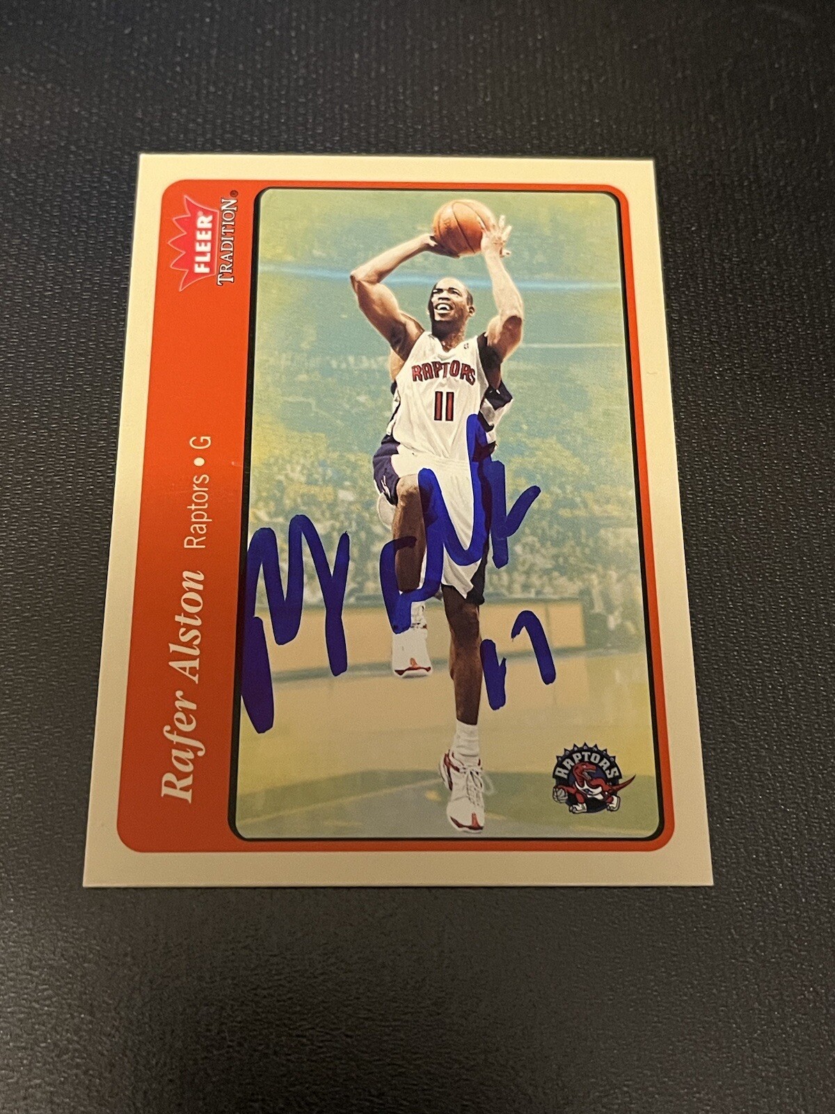Rafer Alston Autographed Signed Card ~ 2004-05 NBA Fleer Tradition ...
