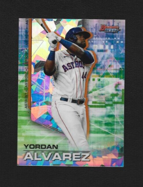 2021 Bowman's Best Yordan Alvarez Atomic Refractor #8 - Houston Astros ...