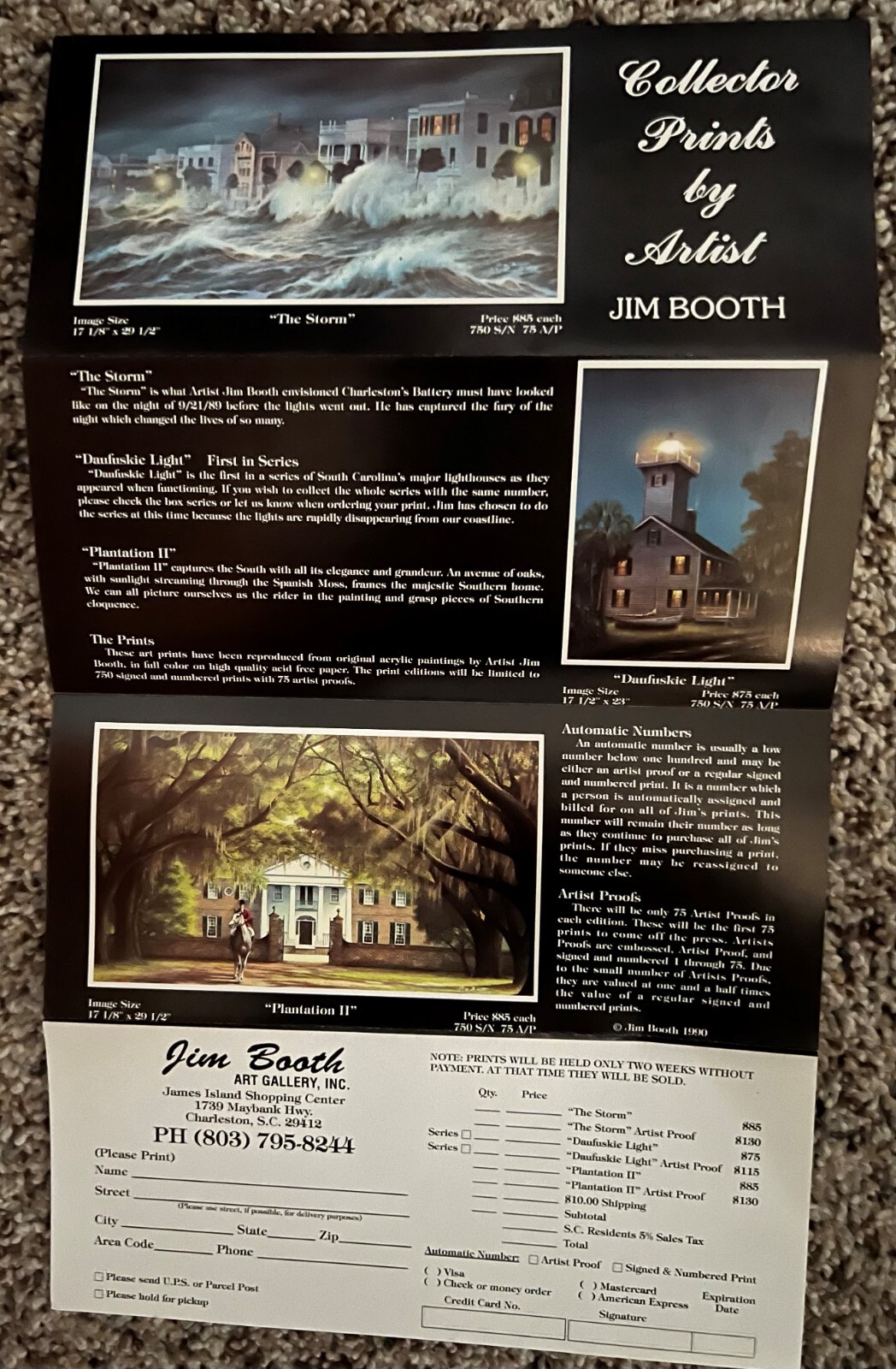 Jim Booth - The Storm - Limited Edition | eBay