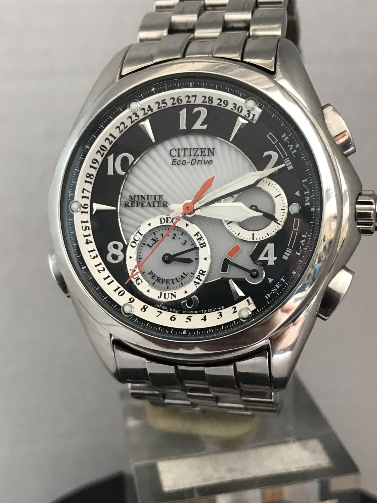 Citizen Men’s Eco Drive Minute Repeater Perpetual Calendar Bracelet ...