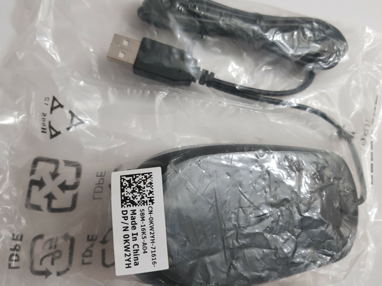 NEW Dell USB Optical Mouse with 3 Button For PC / Laptop, DP/N: 011D3V ...