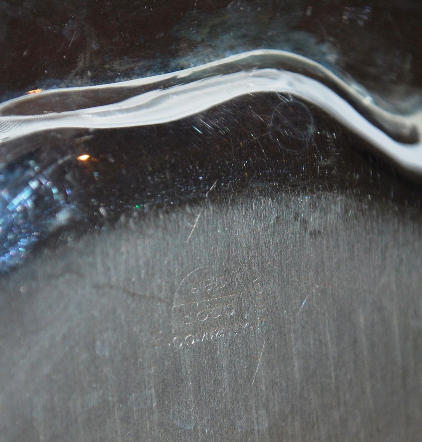 12 pc. Sterling Silver Engraved Gadroon Edge Luncheon Plates Bailey ...