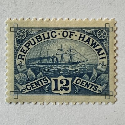 1894 HAWAII 12C STAMP #78 MINT MNH OG, COUNTRY MOTIFS SS ARAWA SHIP | eBay