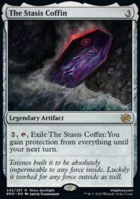 MTG Magic the Gathering The Stasis Coffin (245/399) The Brothers' War ...