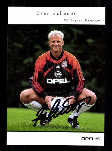 Sven Scheuer Autogrammkarte Bayern München 1999-00 Original Signiert | eBay