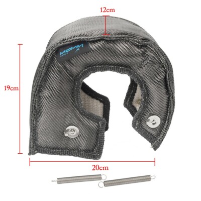 Titanium Carbon Fiber Turbo Blanket T4 Cover Turbocharger Heat Shield ...