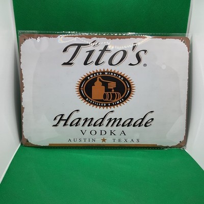 Tito's Handmade Vodka- Metal Sign for Bar/Man Cave/Garage/Game Room ...