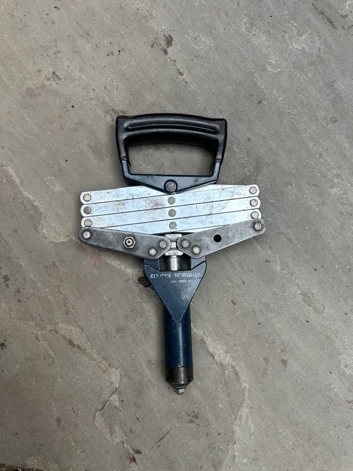 Vintage Pop Riveter Lazy Tong Manual Hand Pop Riveter Heavy Duty Rivet ...