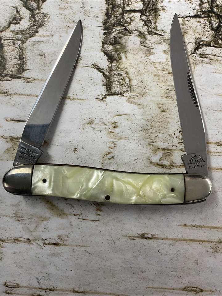 Carl Schlieper German Eye 3 Eye Cracked Ice Muskrat Pocket Knife | eBay