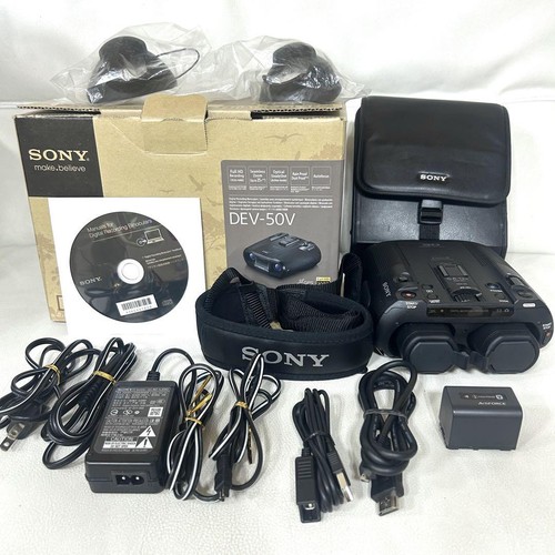 SONY DEV-50V Digital Recording Binoculars with Case Battery Charger | eBay