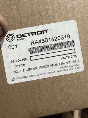 NIB OEM DETROIT VALVE - EGR RA4601420319 | eBay