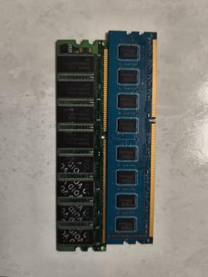 2 Ram Sticks Blue (DDR3) Green (DDR2) | eBay UK