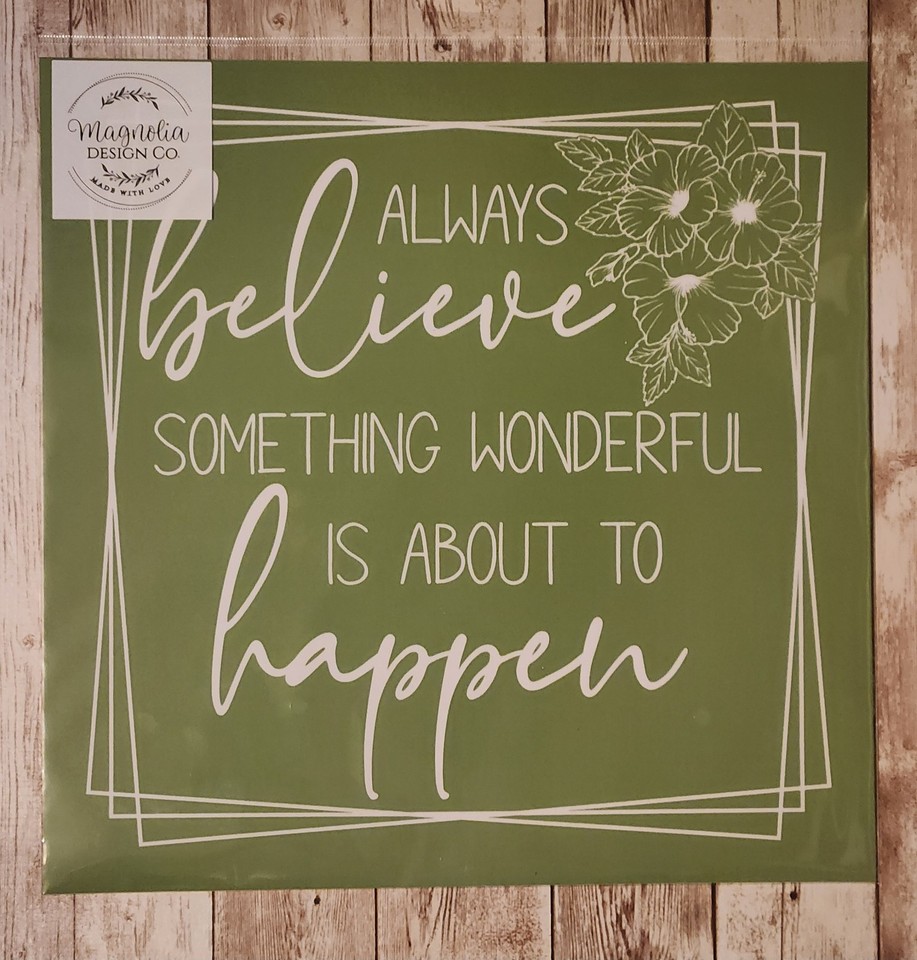 MDC DIY Adhesive Reusable Silkscreen Stencil " SomethingWonderful " | eBay