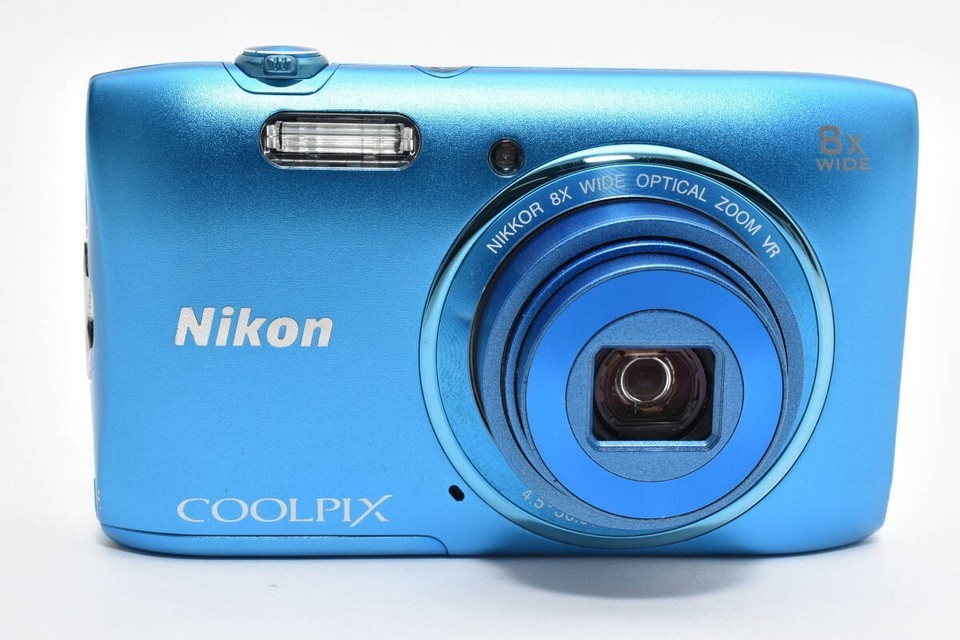 Nikon COOLPIX S3600 Blue 20.0MP Digital Camera From JAPAN Used | eBay
