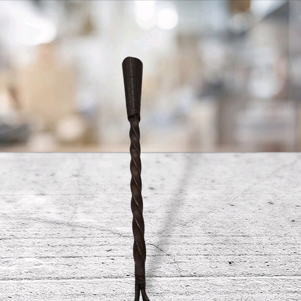 Wrought Iron Cattle Branding Iron Double Letter Cowboy Ranch Initials ...