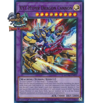 Yugioh! 1x XYZ-Hyper Dragon Cannon MZTM-EN021 Ultra Rare 1st Ed NM | eBay