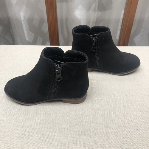 Cat & Jack Girls Black Boots Size 7C | eBay