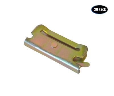 20 Pcs Loose E-Track Spring Fitting for Custom Tie Down Strap Cargo Net ...