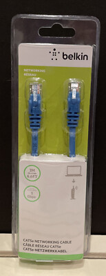 BELKIN Cat.5e Snagless UTP Network Patch Network Cable 6.6 ft BLUE | eBay