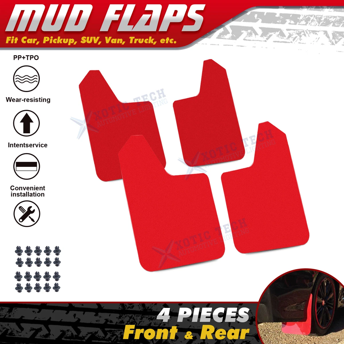 Rally Car Mud Flaps