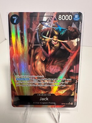JACK OP08-084 SR Parallel Two Legends ONE PIECE TCG English Alt Art NM ...