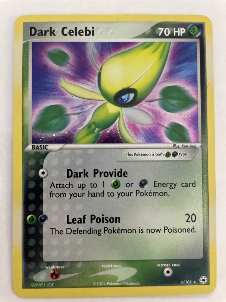 Dark Celebi Holo Card