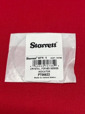 Starrett PT06622 Crystal ONLY for 25 Series Indicators | eBay