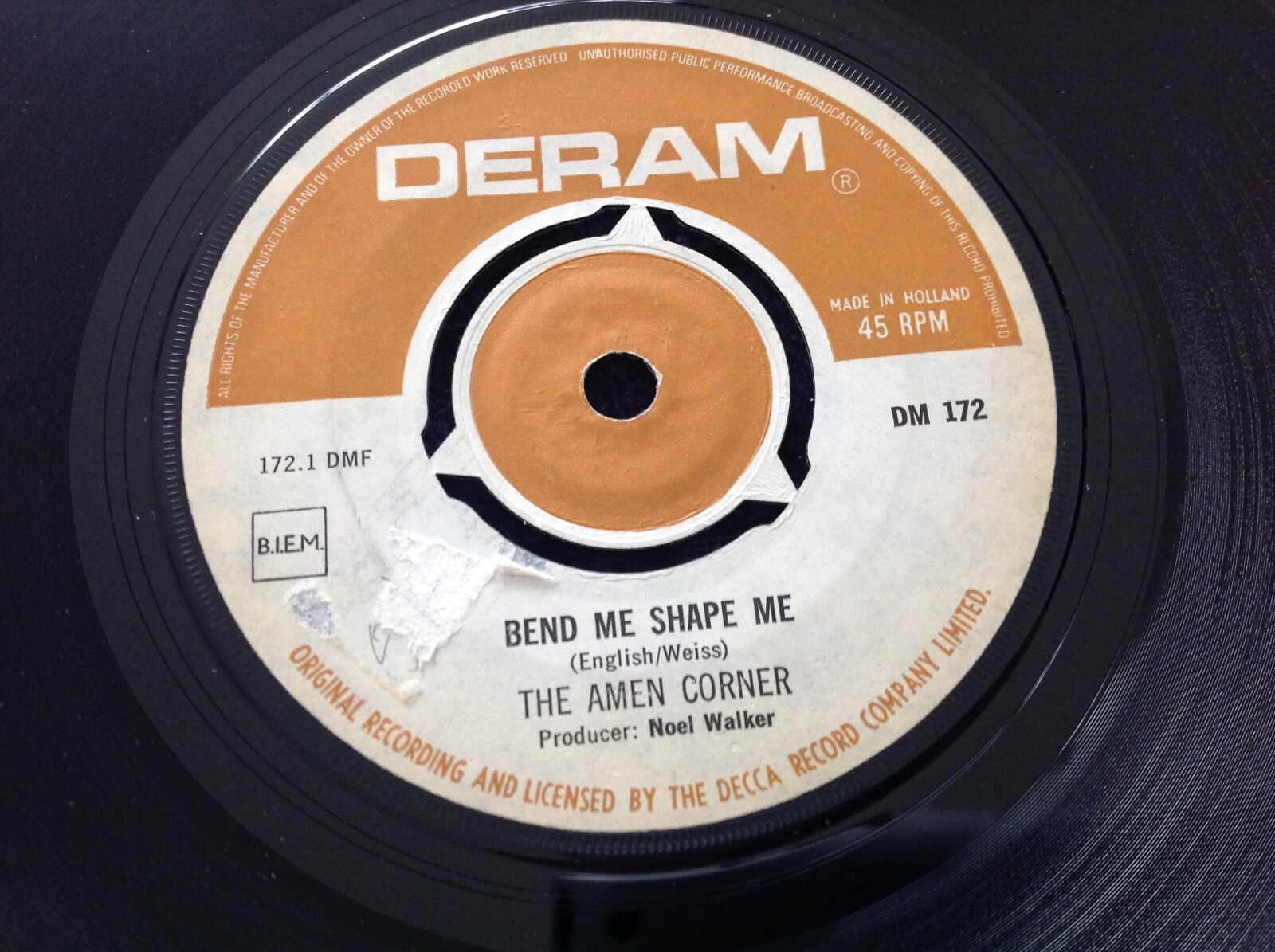 The Amen Corner Bend me shape me 7 inch vinyl single | eBay UK