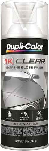, Duplicolor 1K Clear Extreme Gloss Finish Spray Paint (12 Oz ...