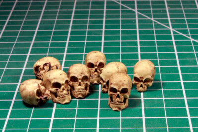 Custom 8 random painted Skulls Cast 1:12 venom scale marvel legends | eBay