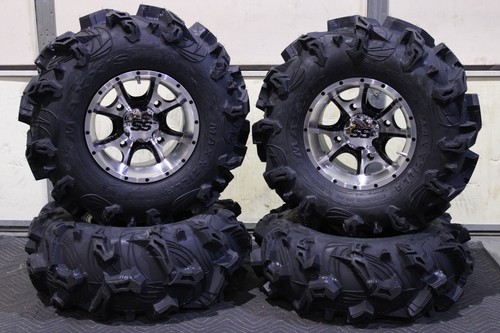 POLARIS RANGER 570 27" MAXXZILLA DEEP LUG ATV TIRE & COBRA M/B WHEEL ...