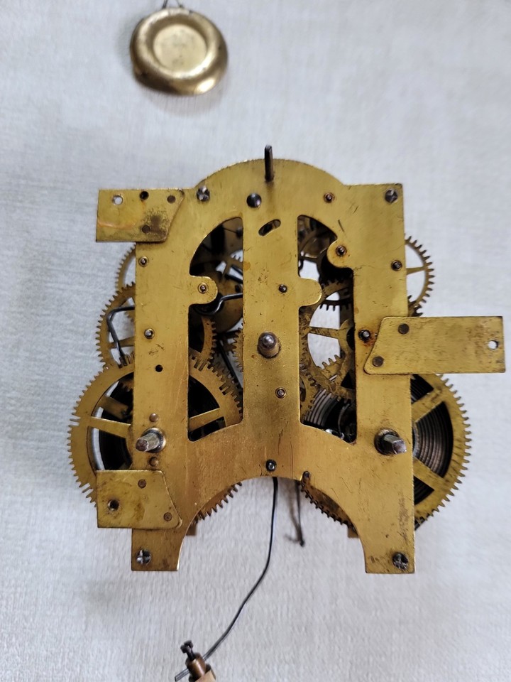 Antique Ansonia no.5 brass clock movement. | eBay
