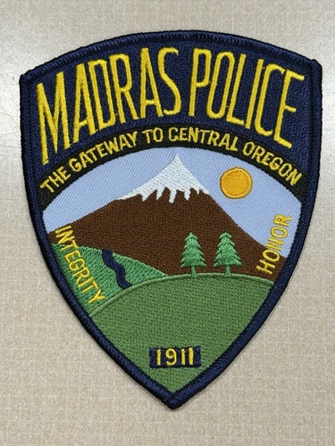 Oregon Madras Police Department Patch-New | eBay
