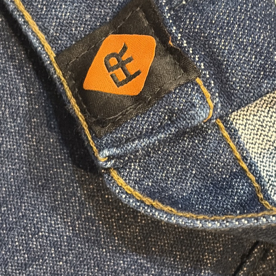 Wrangler FR Cat 2 40x34 Denim Work Jeans for Lineman / Electrician Blue ...