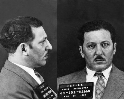 Mobster LOUIS 'LEPKE' BUCHALTER 8x10 Photo Mugshot Print Murder Inc ...
