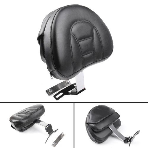 Adjustable Driver Rider Backrest Pad For 07-2019 Fatboy Heritage ...