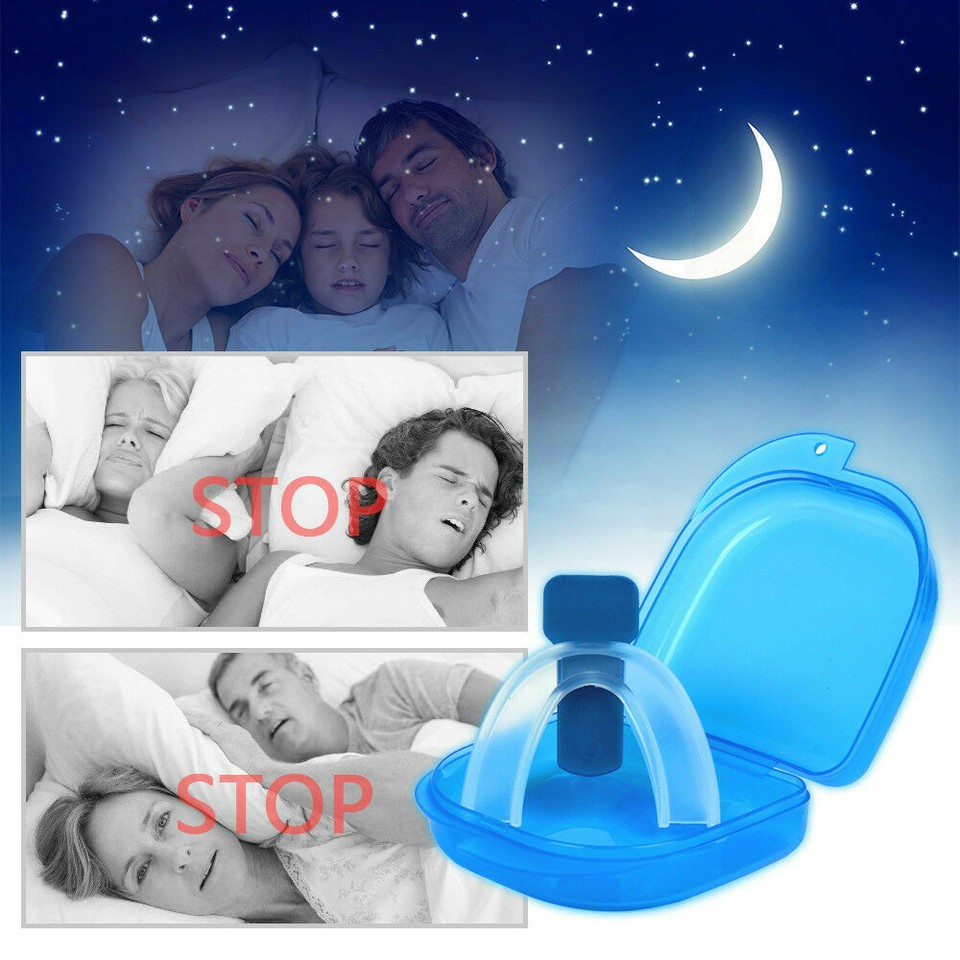LOT Stop Snoring Mouthpiece Sleep Apnea Guard Bruxism Anti Snore Teeth ...