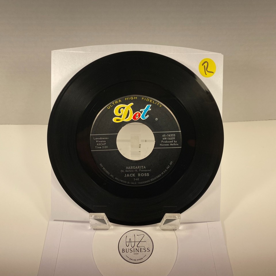 Jack Ross – Cinderella / Margarita Dot Records – 45-16333 | eBay