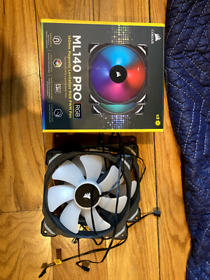 Corsair ML140 PRO RGB LED PWM Premium Magnetic Levitation Computer Case ...