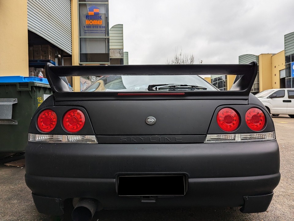 78 Works Fiber Ring LED Taillights for 93-98 Nissan Skyline R33 GTR ...