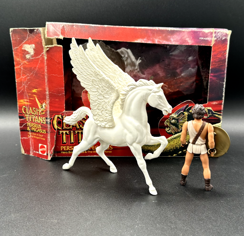 PEGASUS Vintage 1980 CLASH OF THE TITANS Toy Both Wings w/Box and ...