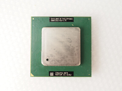 Intel Pentium III SL5QJ 1.00GHz/256KB/133MHz CPU Socket/Socket 370 ...