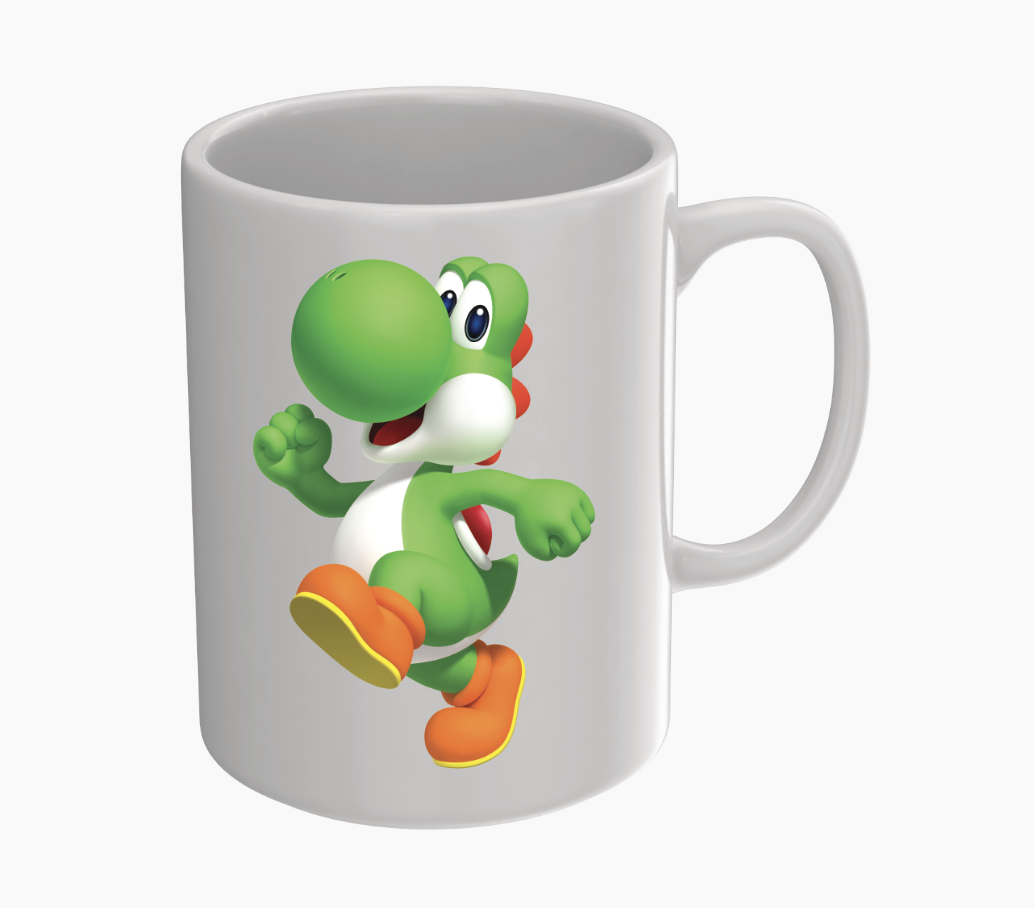 Super Mario Yoshi 11oz mug. can be personalised with any name | eBay UK